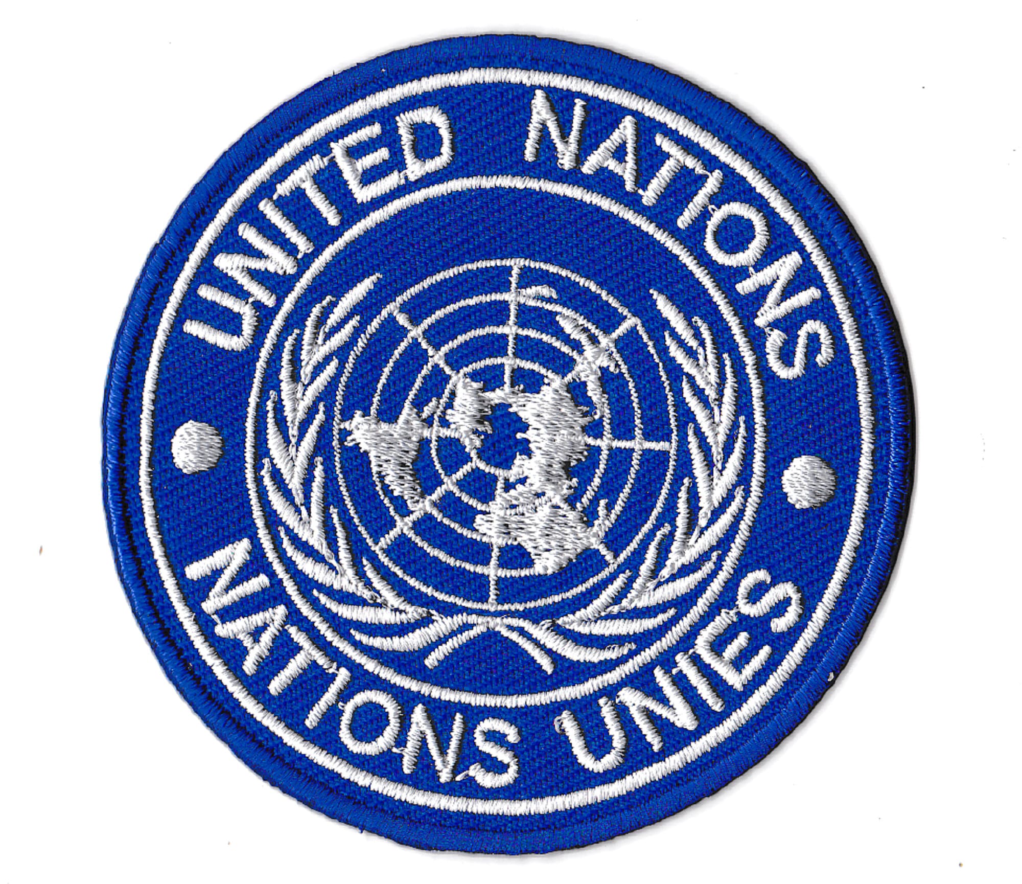 UN Crest Patch United Nations Iron-on Embroidered Patch - Etsy Canada