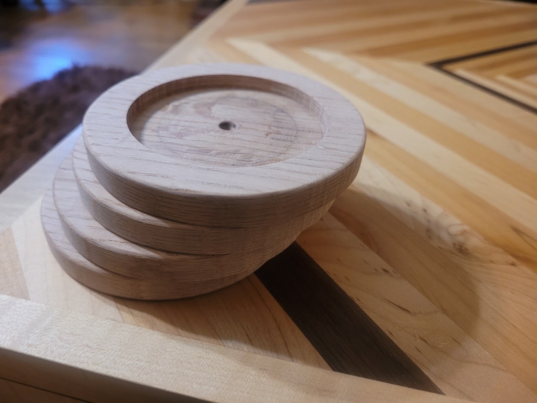 Empty Quartersawn Oak Diy Coaster Set - Etsy