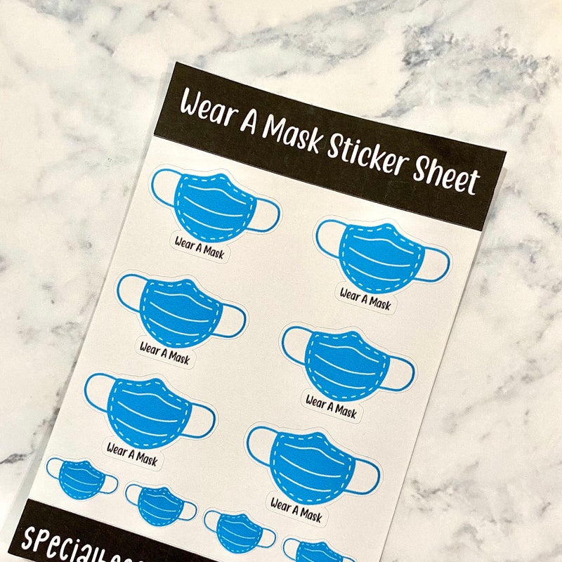 Mask Sticker - Etsy
