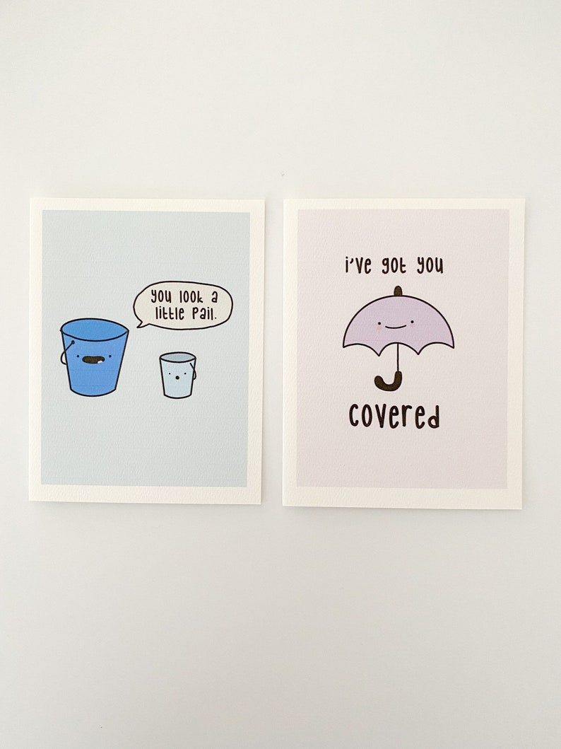 Cute Pun Cards VERSION 2 - Cute Cards - Pun Cards - Cute Greeting Cards ...