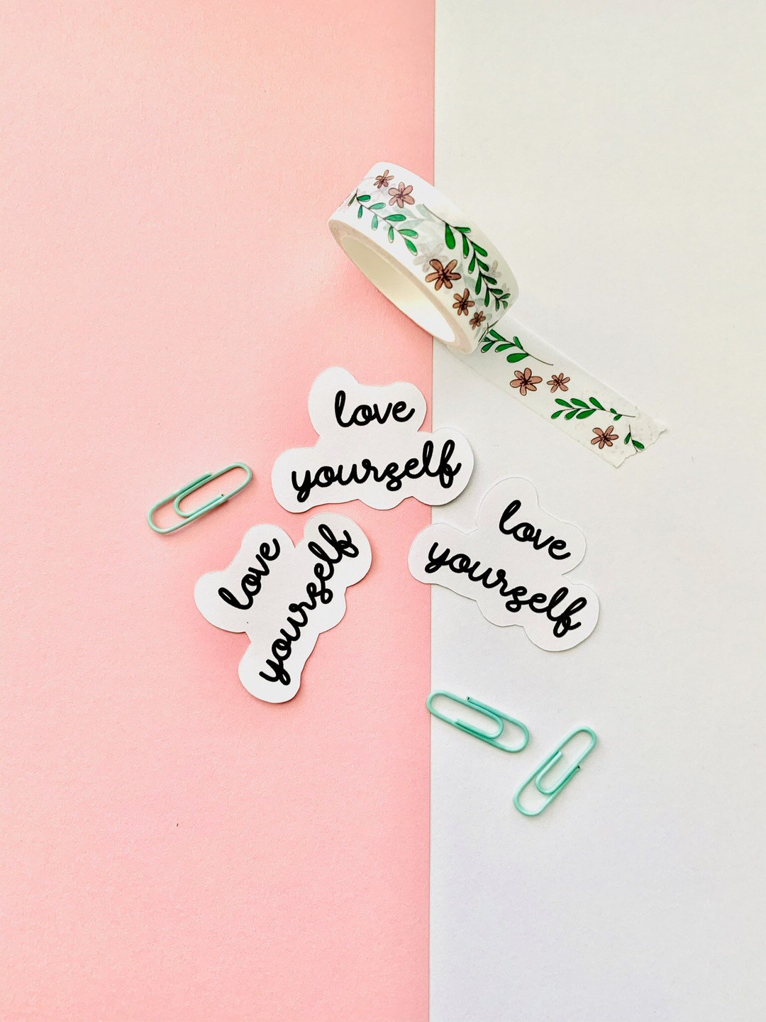 Love Yourself Sticker - Die Cut Sticker - Self Care Sticker - Self Care ...