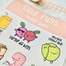 Cute Pun Stickers VERSION 2 Cute Puns Pun Stickers Puns Sticker Sheet ...