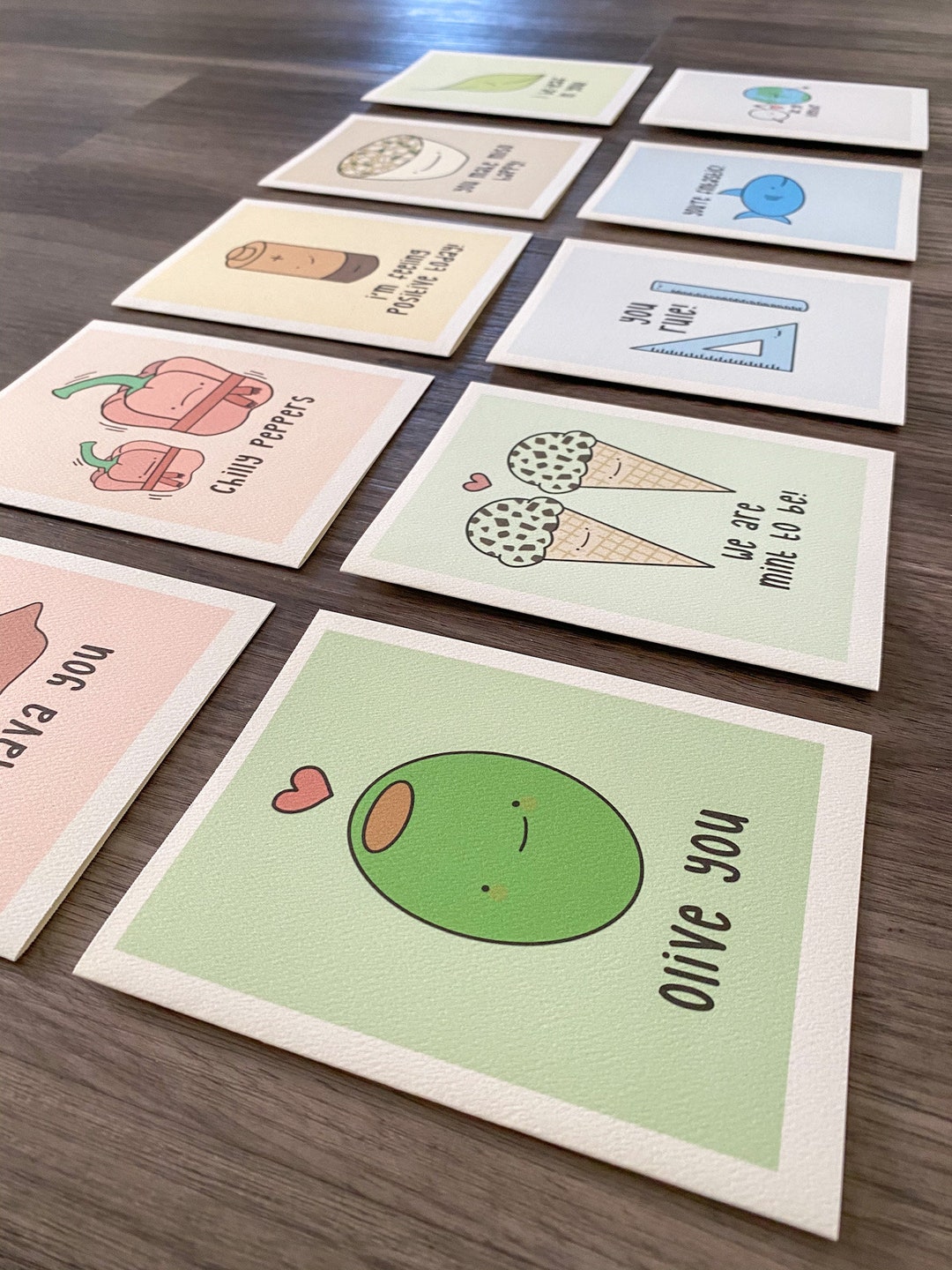 Cute Pun Cards - Cute Greeting Cards - Greeting Cards - 10 Pack Cards ...