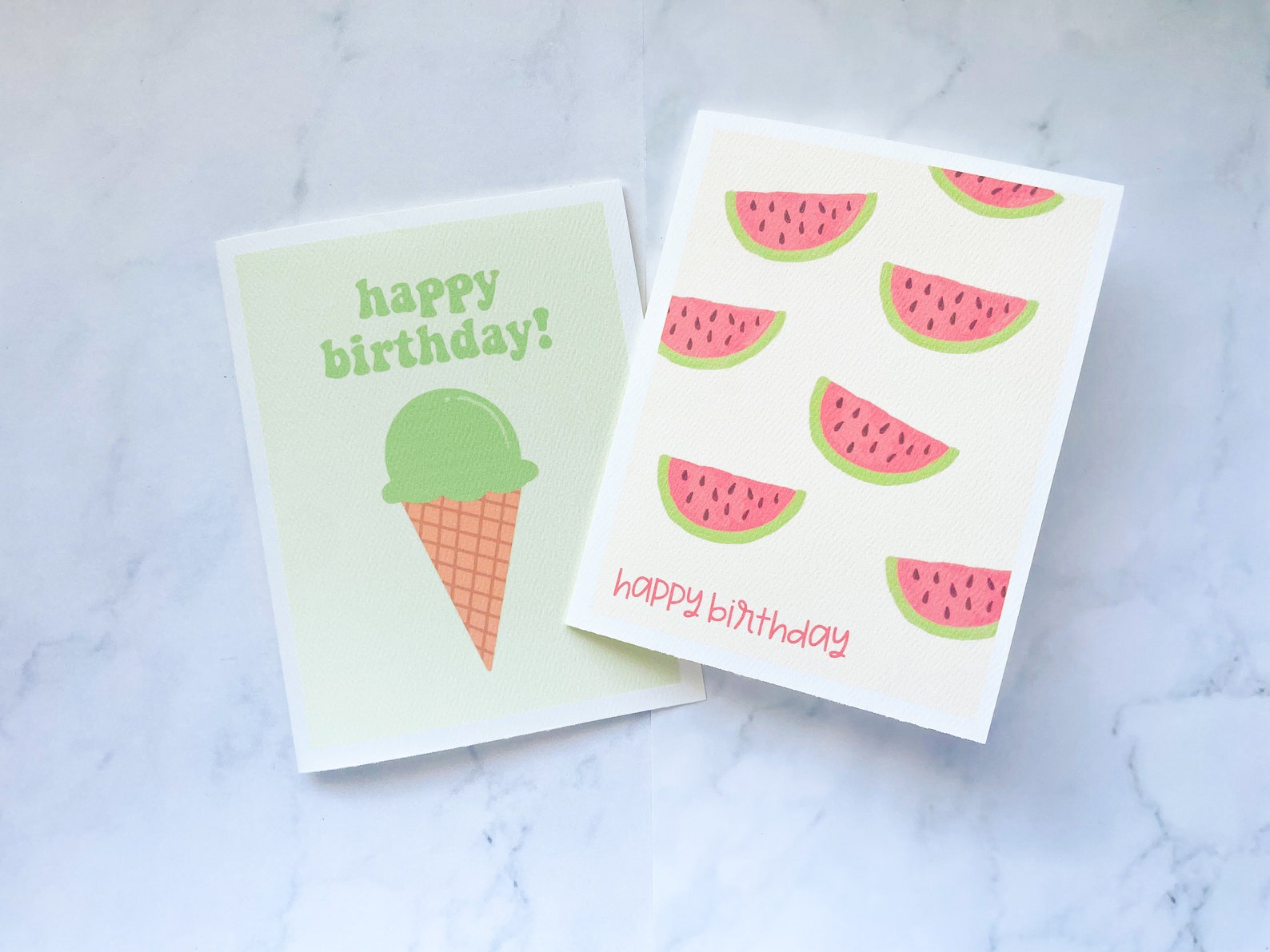 Happy Birthday Card Pack Summer Themed Cards Birthday Greeting Cards ...