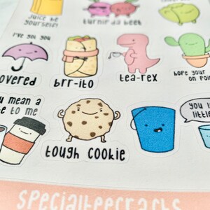 Cute Pun Stickers VERSION 2 - Cute Puns - Pun Stickers - Puns Sticker ...