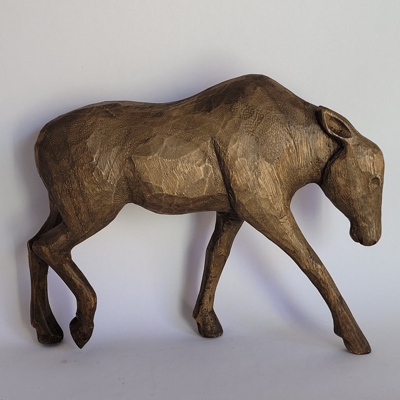 Moose Figurine - Etsy