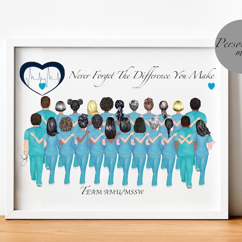 Team Nurse Ward Appreciation NHS Gifts - Etsy UK