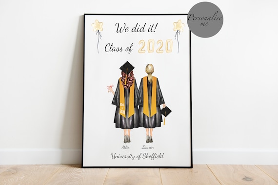 Personalised Graduation Prints Graduation Gift Ideas Gifts | Etsy UK