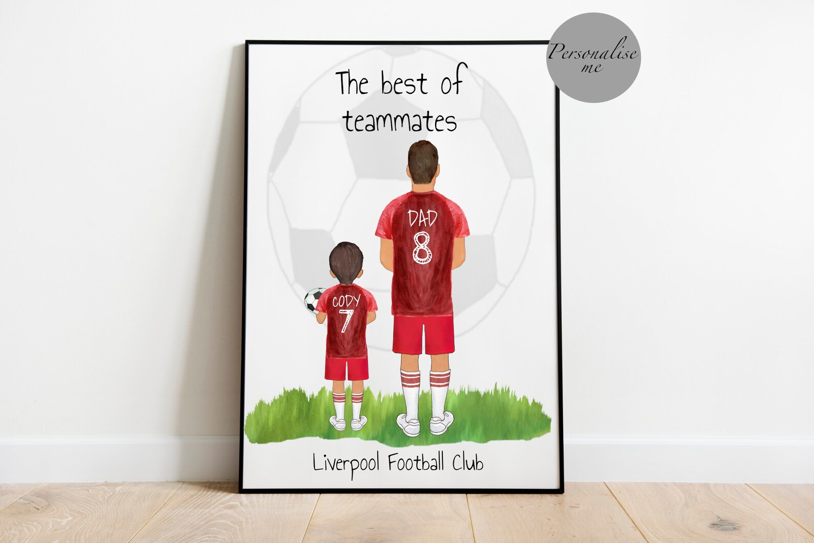 Personalised Football Dad Gifts Fathers Day Gift Ideas - Etsy