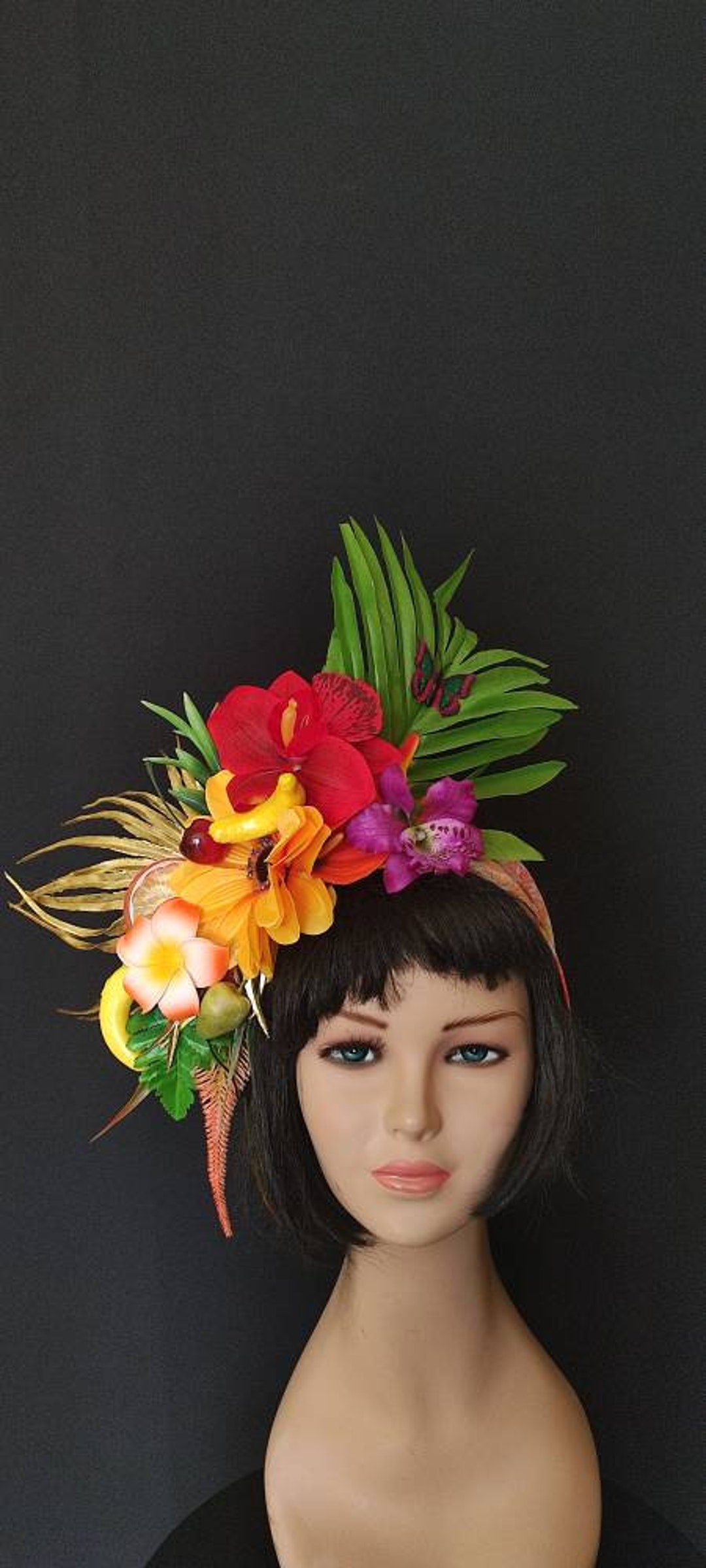 Tropical Fruit Headpiece Carmen Miranda Costume Chiquita - Etsy