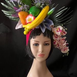 Tutti Frutty Hat Adult Tropical Fruits Hat Halloween Costume Women ...