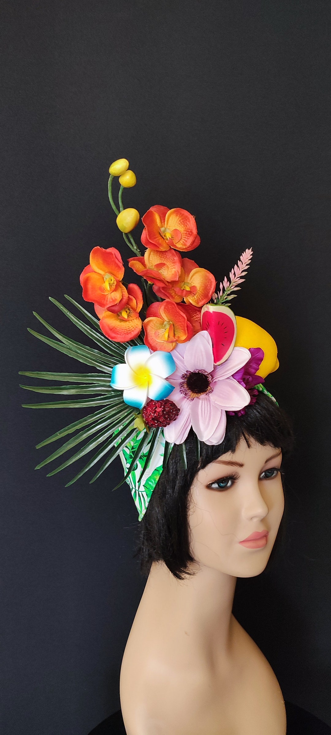 Tropical Fruits Headpiece Halloween Costume Women Fruit - Etsy