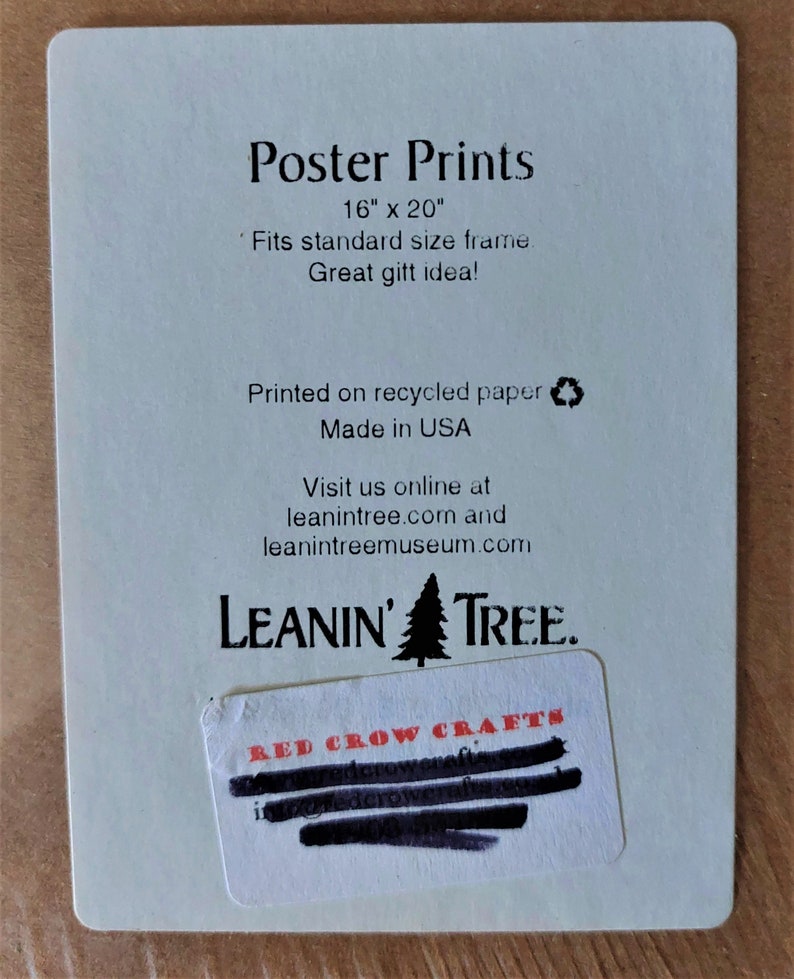 Leanin' Tree Vintage Poster Native American Indian, North American ...