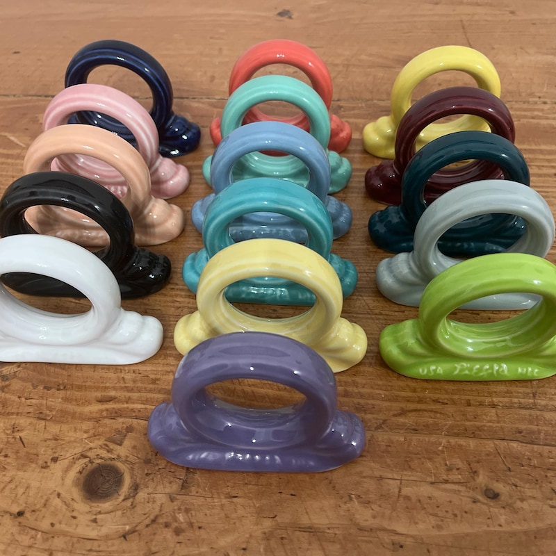 Ceramic Napkin Rings - Etsy