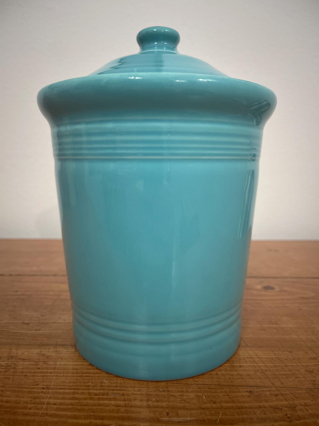 Fiesta MEDIUM 2 Quart CANISTER TURQUOISE Blue Fiestaware Kitchen ...