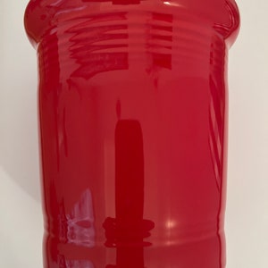 Fiesta SMALL 1 Quart CANISTER SCARLET Red Fiestaware Kitchen Canister ...