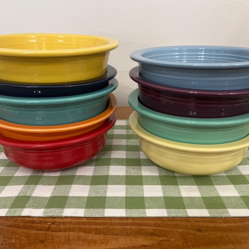 Fiesta Ware Large Bowls - Etsy