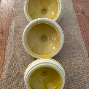 Fiesta CANISTER SET SUNFLOWER Yellow Fiestaware Kitchen Canister Set of ...