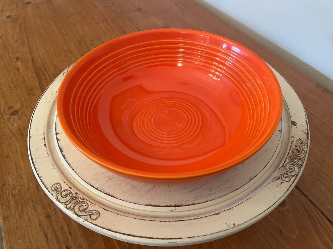 Fiesta Vintage INDIVIDUAL SALAD BOWL Radioactive Red Fiestaware Vintage ...