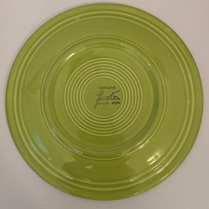 Fiesta VINTAGE 9" LUNCH PLATE 1950'S Colors Fiestaware Vintage Plate ...