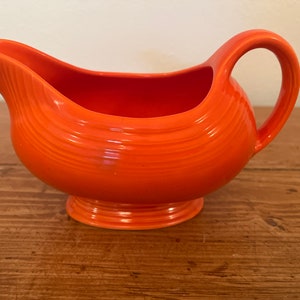 Fiesta SAUCE GRAVY BOAT in Original Colors Vintage Fiestaware Gravy ...