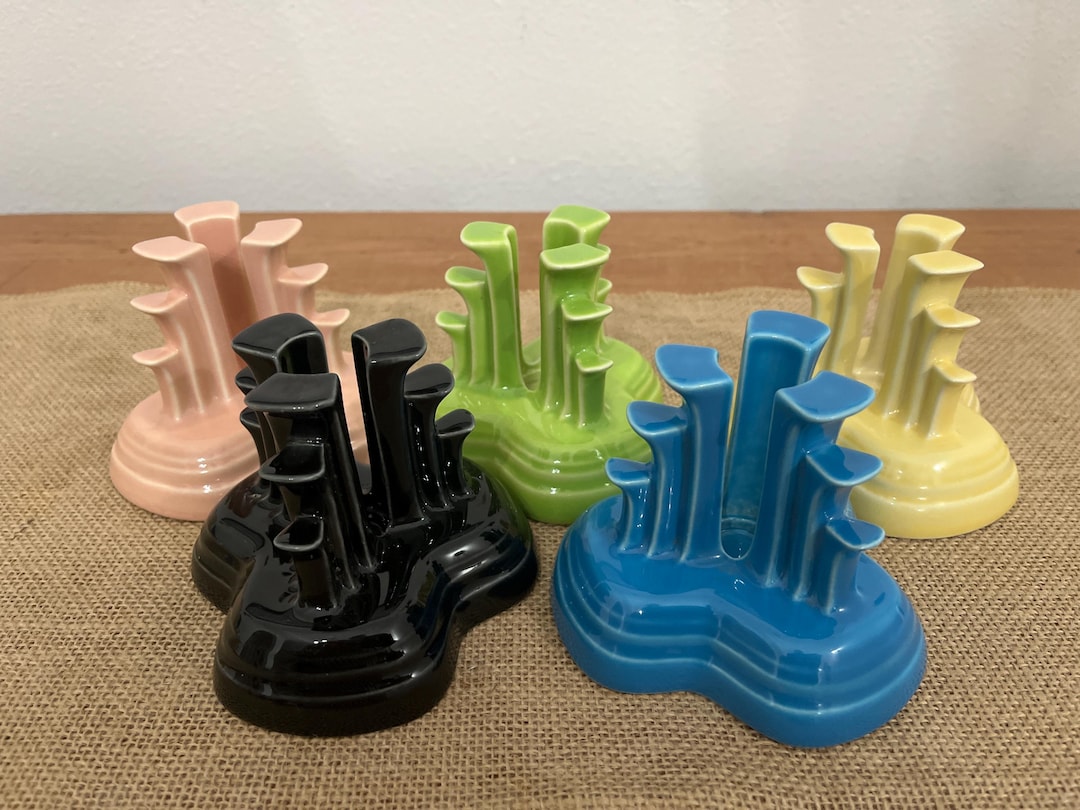 Fiesta PYRAMID TRIPOD CANDLEHOLDER Single Holder in Choice of Color ...