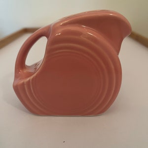 Fiesta Mini Disc Pitcher- P86 COLOR Choice Fiestaware Creamer Syrup ...