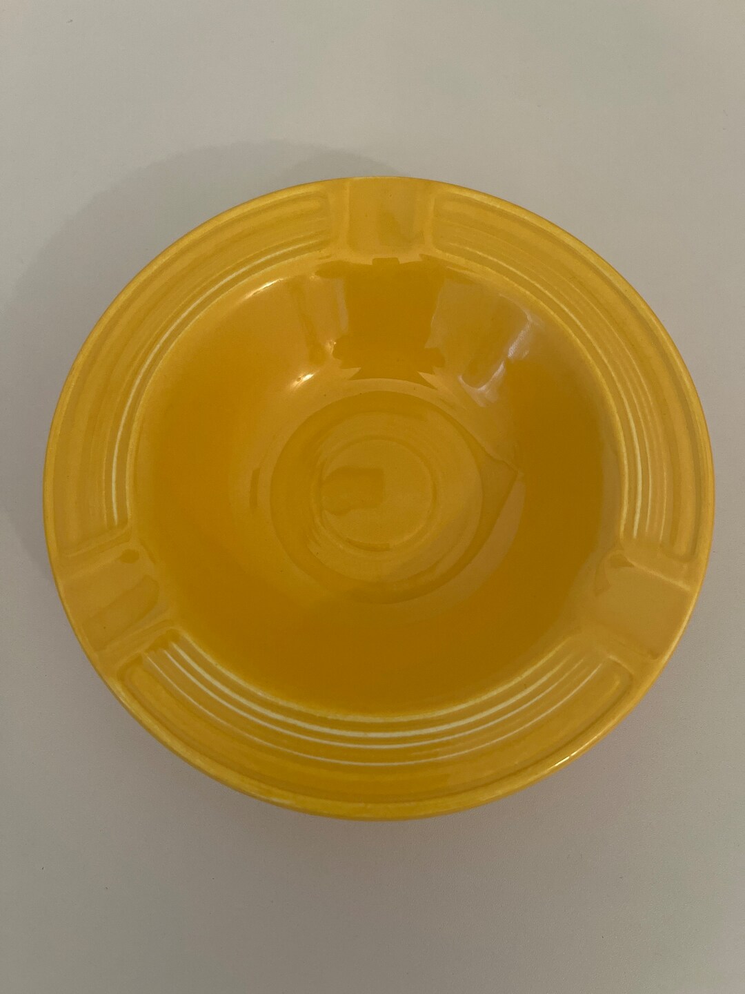 Fiesta Vintage ASHTRAY YELLOW MINT Condition - Etsy