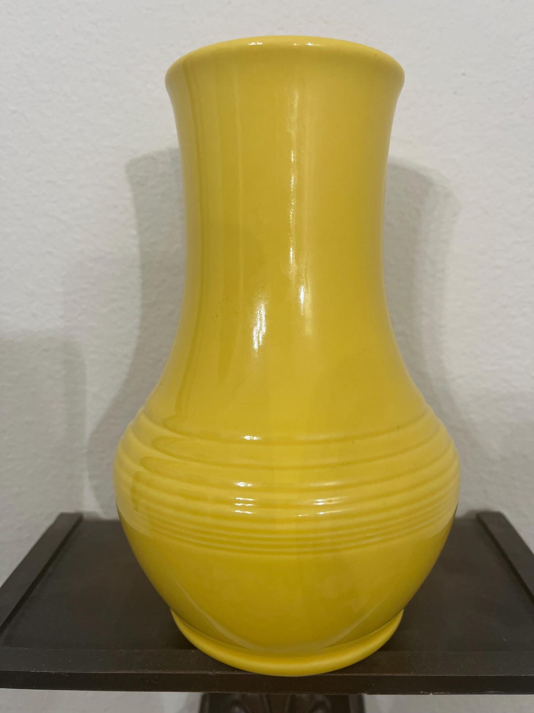 Fiesta SUNFLOWER ROYALTY VASE Post 1986 Fiestaware Pottery Vase Art ...