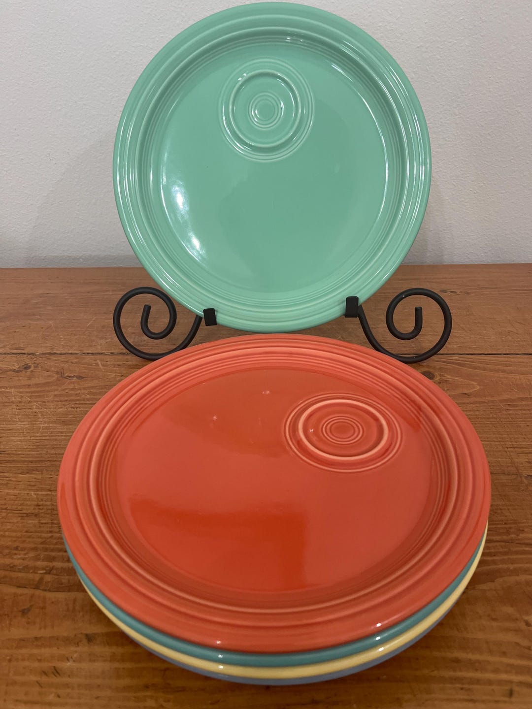 Fiesta WELLED SNACK PLATE in Color Choice Fiestaware Snack Plate ...