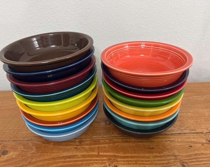 FIESTA CEREAL BOWL in Color Choices Current and Retired Fiestaware ...