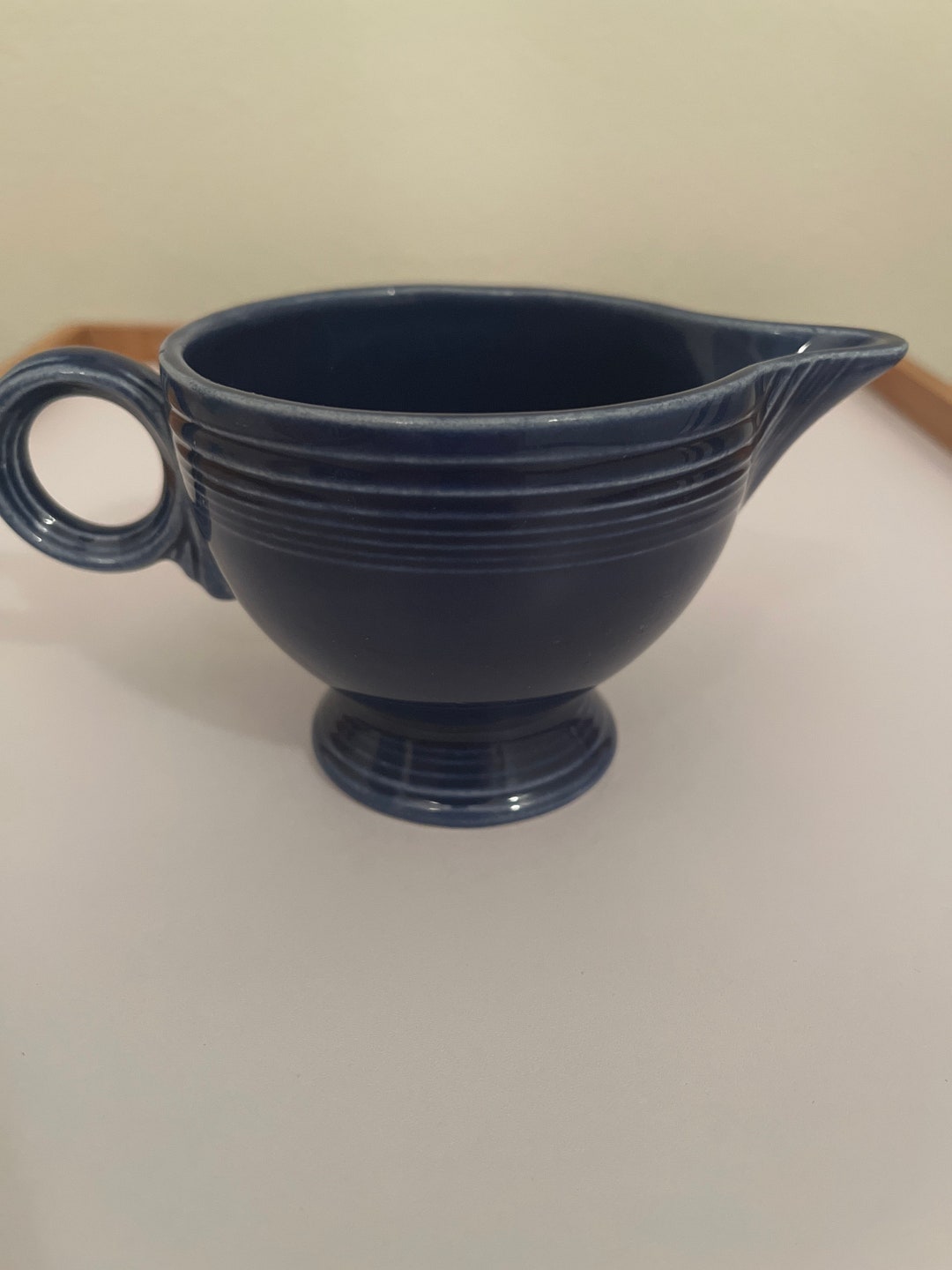 Fiesta VINTAGE RING CREAMER - Cobalt Fiestaware Creamer Coffee Creamer ...