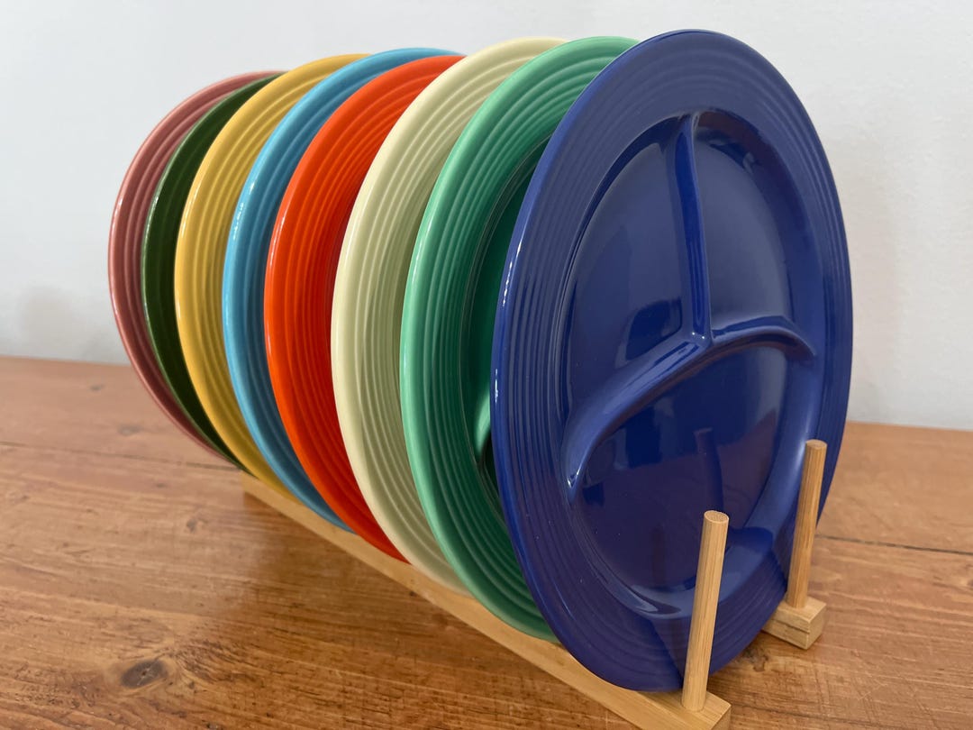 Vintage Fiesta 10" DIVIDED PLATE in Original and 1950's Colors Vintage ...
