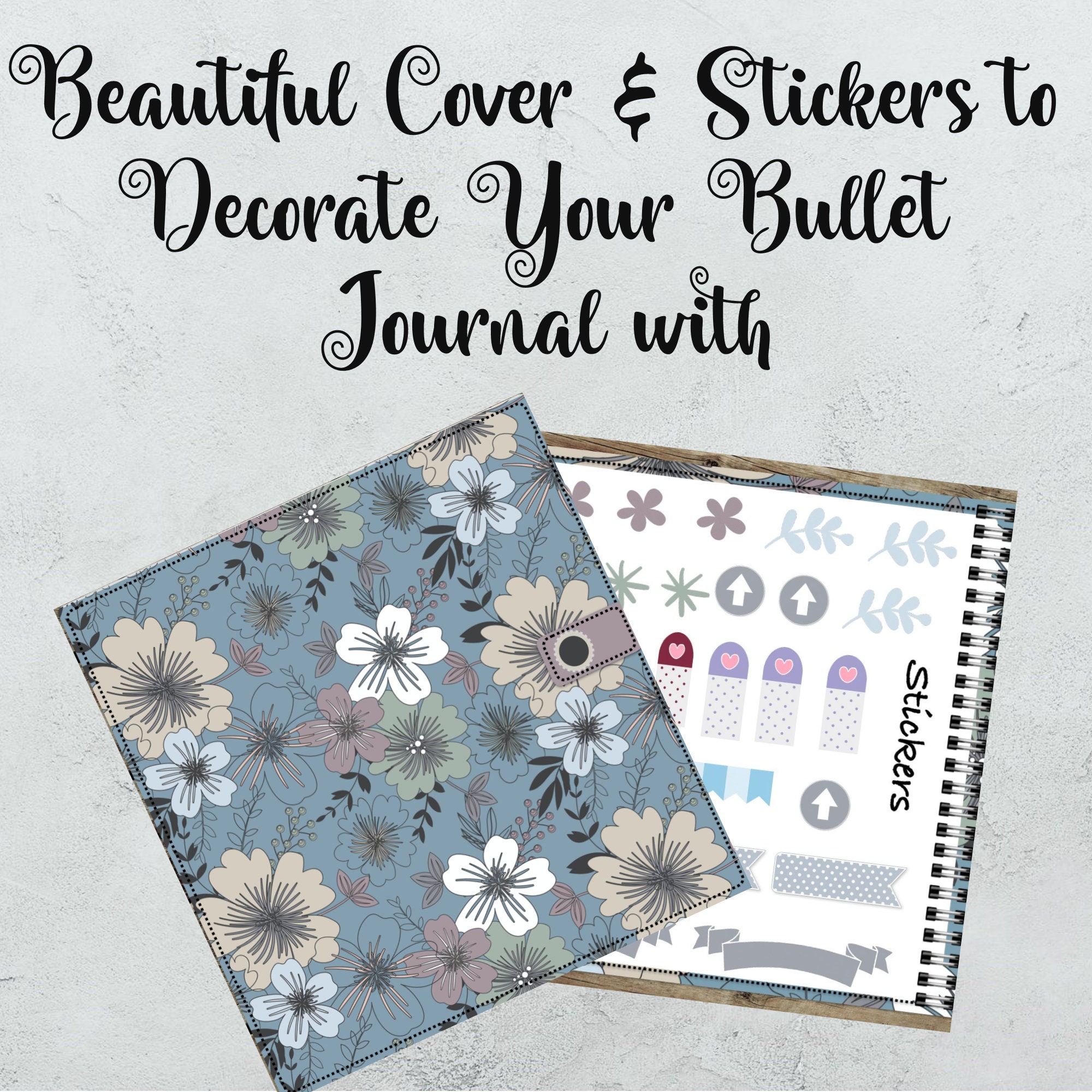 Onenote Floral Bullet Journal Onenote Digital Journal - Etsy UK