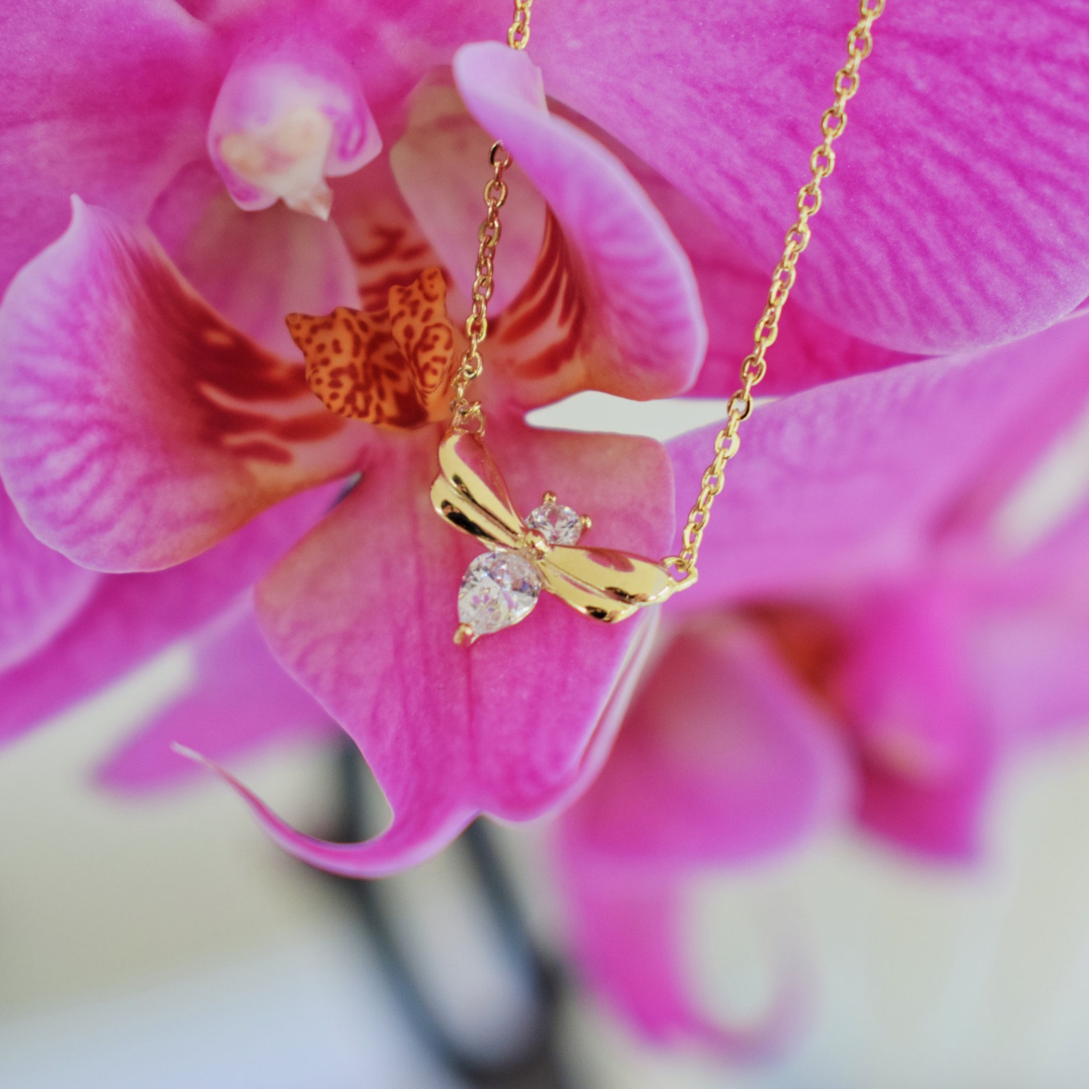 Firefly Necklace Insect Necklace Fireflies Pendant Firefly Sterling ...
