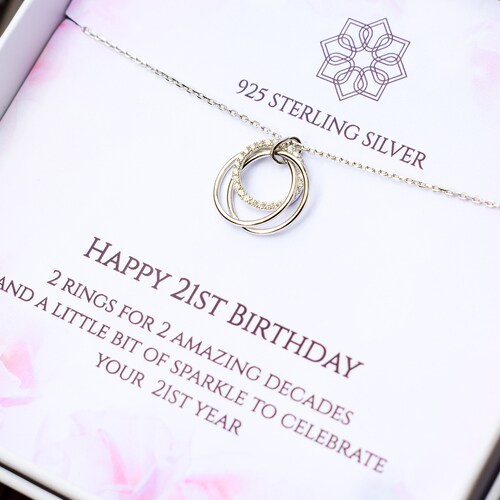 Personalised 21st Birthday Bracelet/21st Sterling Silver - Etsy UK