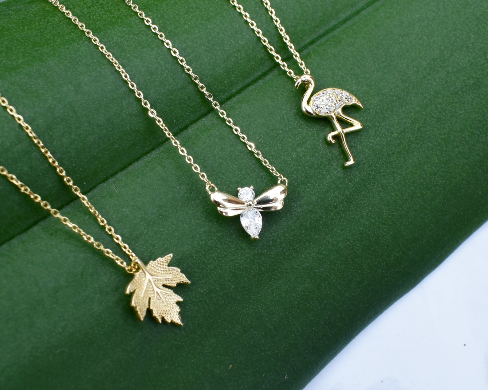 Firefly Necklace Insect Necklace Fireflies Pendant Firefly Sterling ...