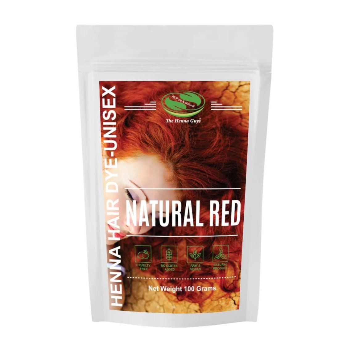 Natural Red Henna Hair Dye - Etsy