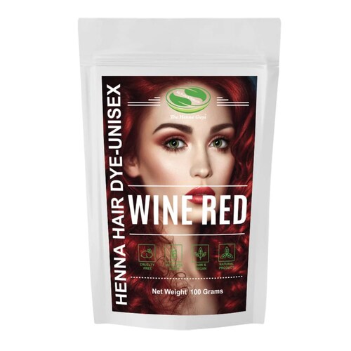 Kitsune: Red Henna Hair Dye & Organic Henna Hair Color 100g - Etsy