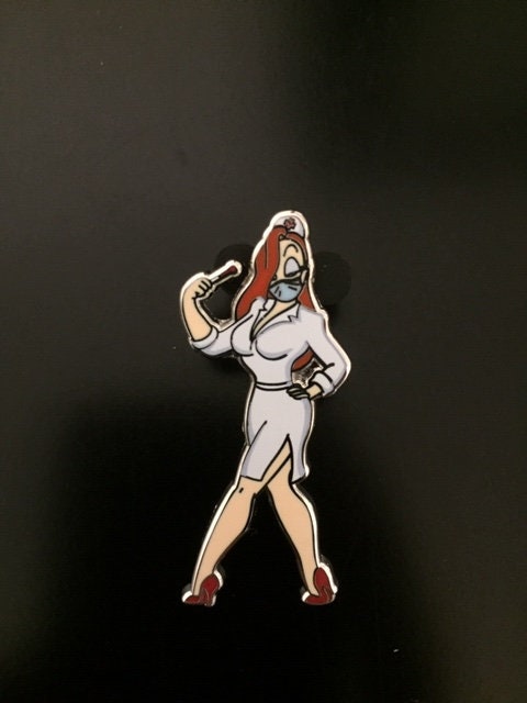 Disney's Jessica Rabbit in Mask as Nurse Fantasy Pin Who | Etsy