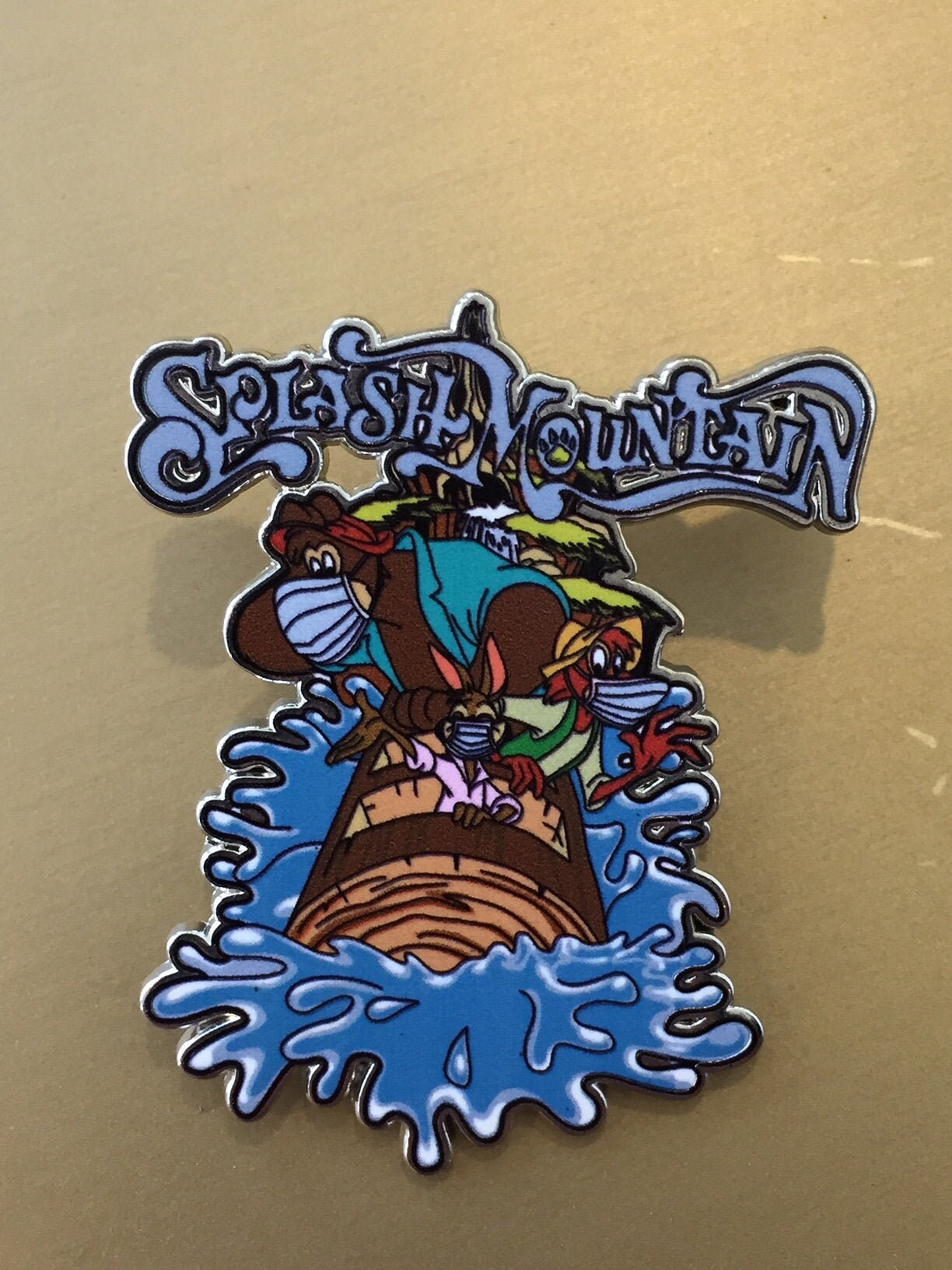 Splash Mountain Mask Pin Brer Rabbit Brer Fox and Brer Bear - Etsy