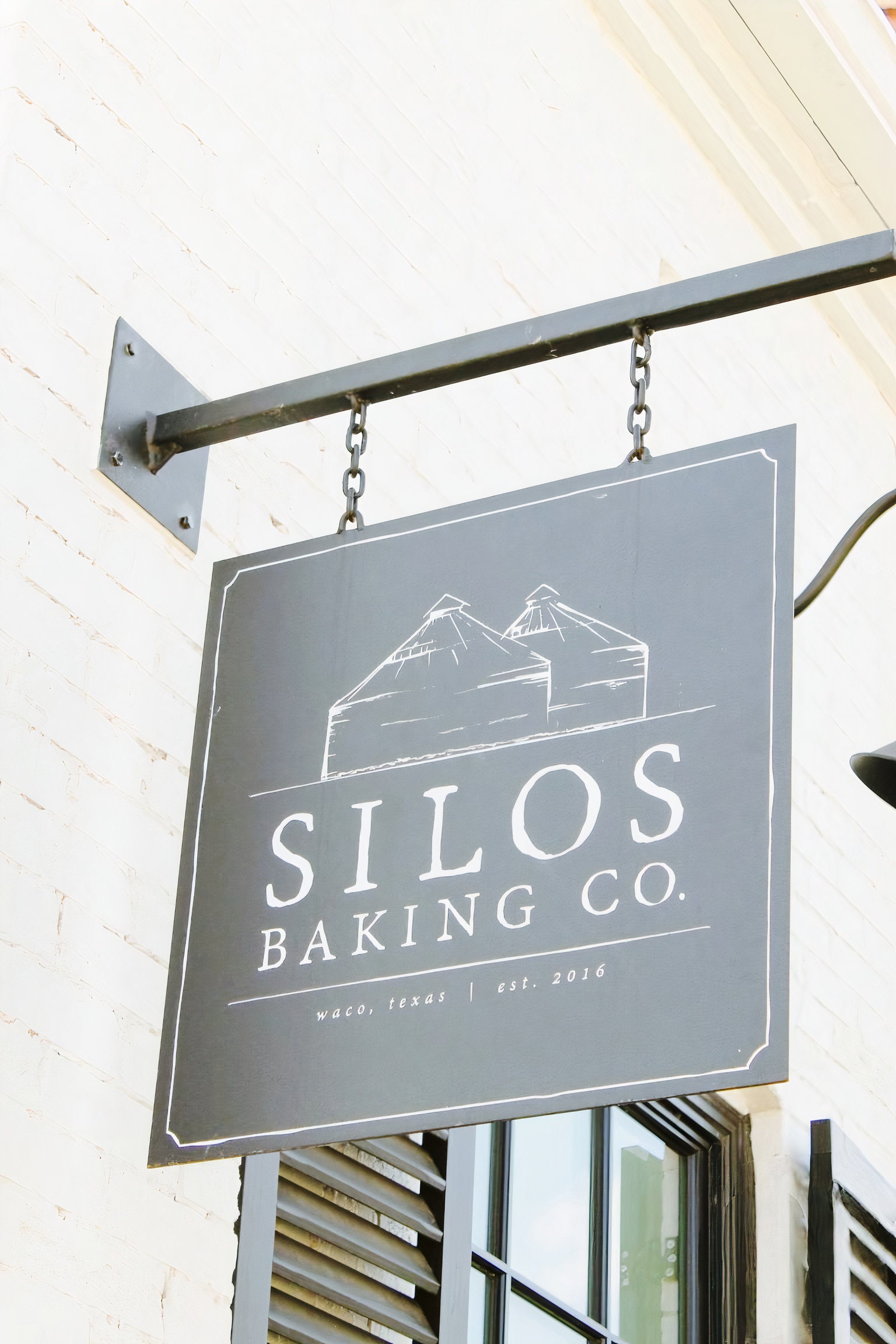 Hanging Metal Blade Sign, Custom Double Sided Sign, Storefront Bakery ...