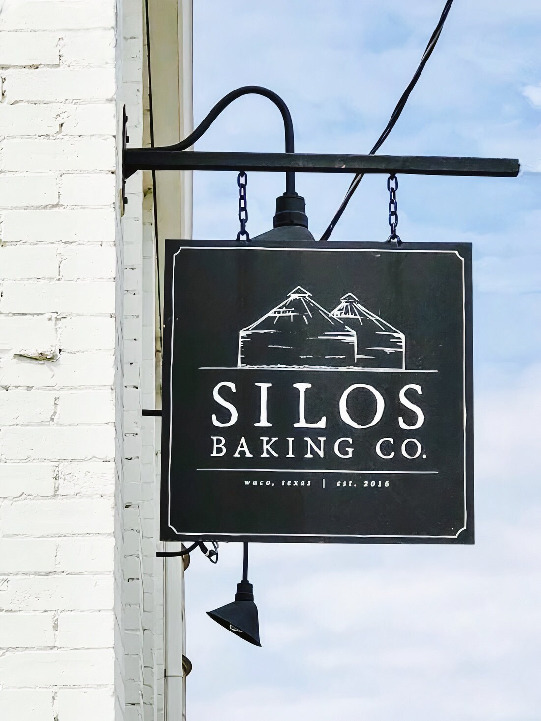 Hanging Metal Blade Sign, Custom Double Sided Sign, Storefront Bakery ...