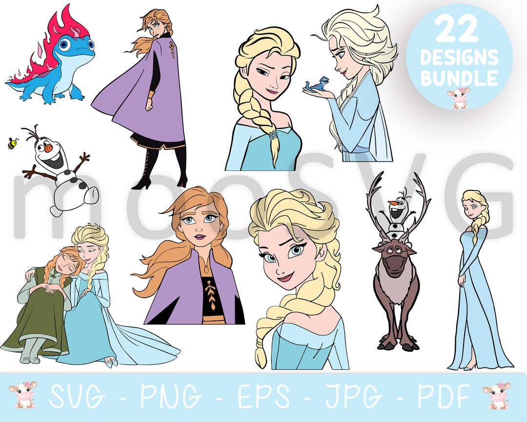 Frozen SVG Frozen 2 Svg Svg Ana Svg Elsa Svg Sven Svg - Etsy Hong Kong
