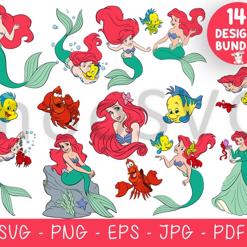 The Little Mermaid Birthday Banner/ Ariel Banner - Etsy