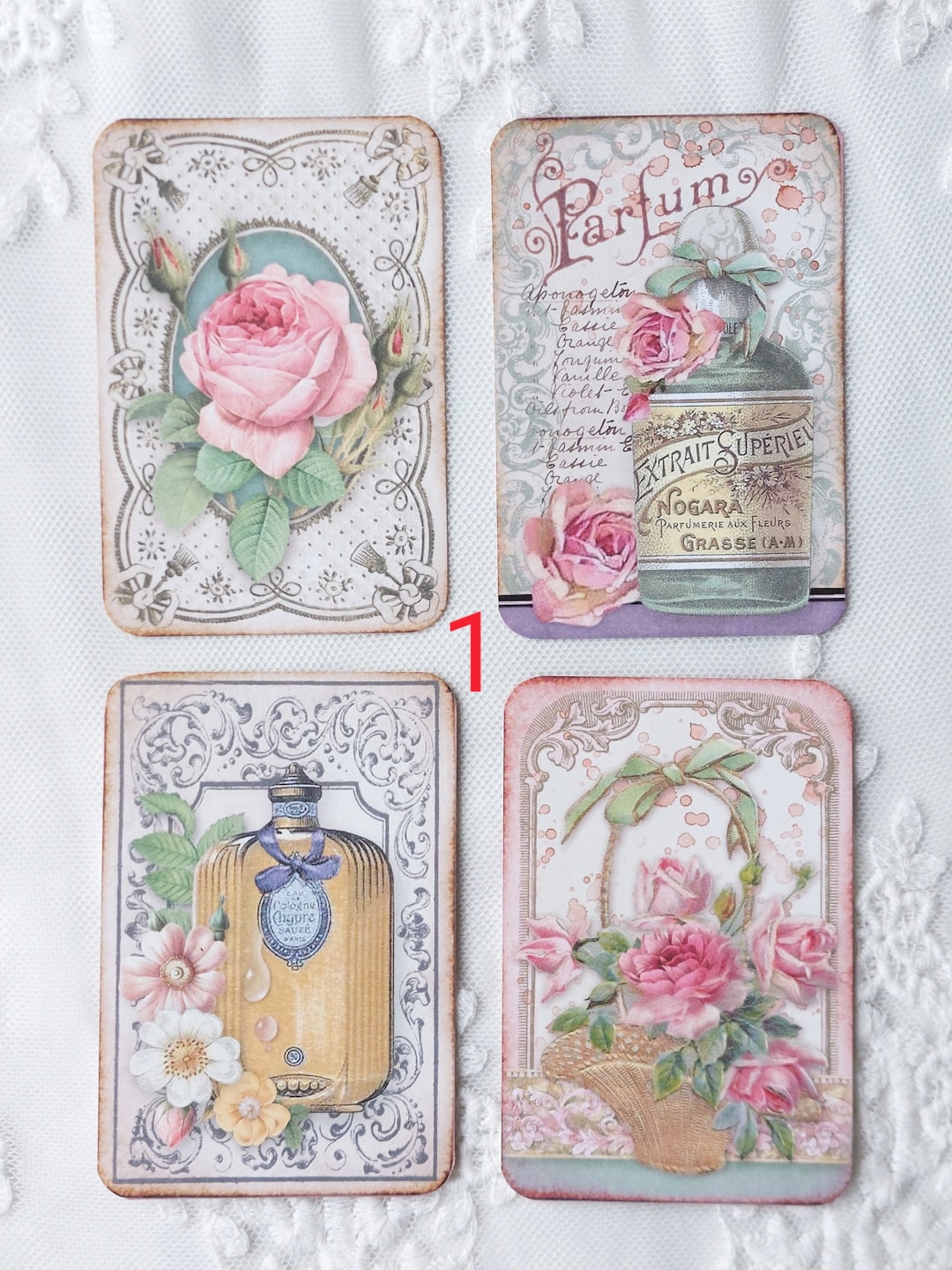 Stamperia Rose Parfum Cards, Tags, Toppers, Labels. Crafts ...