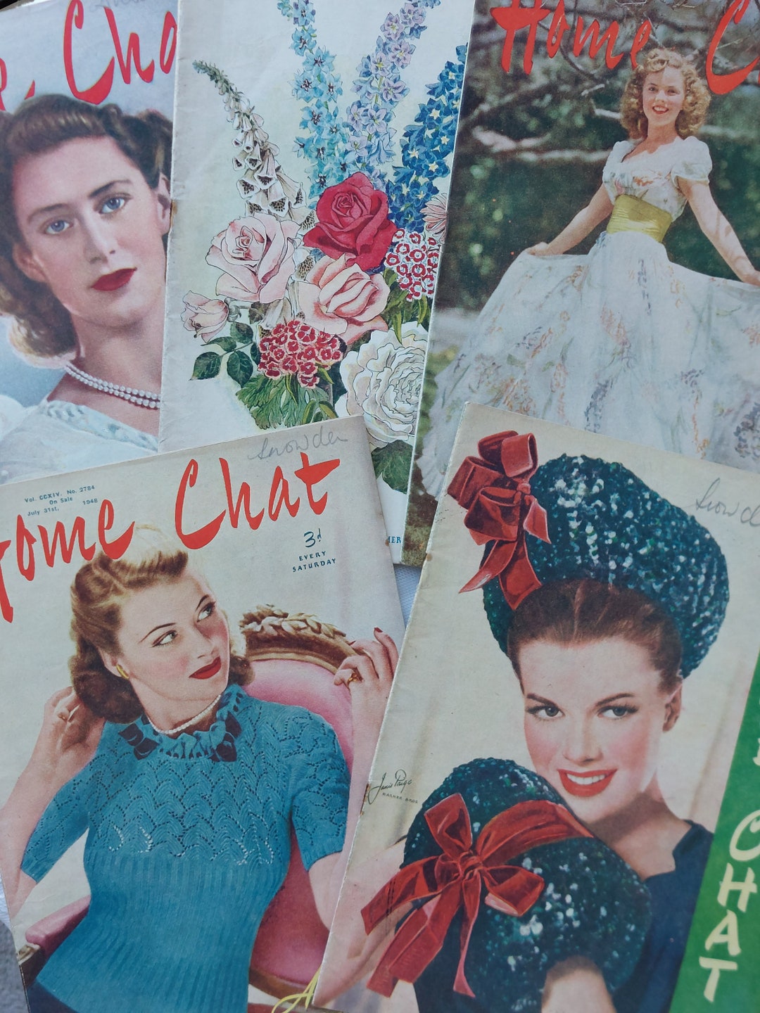 Dated 1947-1948. Vintage home Chat Magazine. Vintage Sewing, Cooking ...