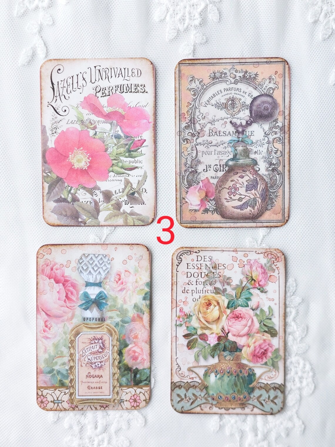 Stamperia Rose Parfum Cards, Tags, Toppers, Labels. Crafts ...