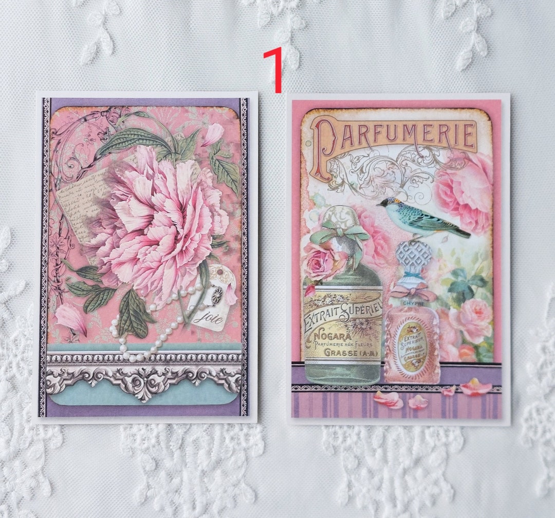 Stamperia Rose Parfum Cards, Toppers, Labels. Crafts. Embellishments ...