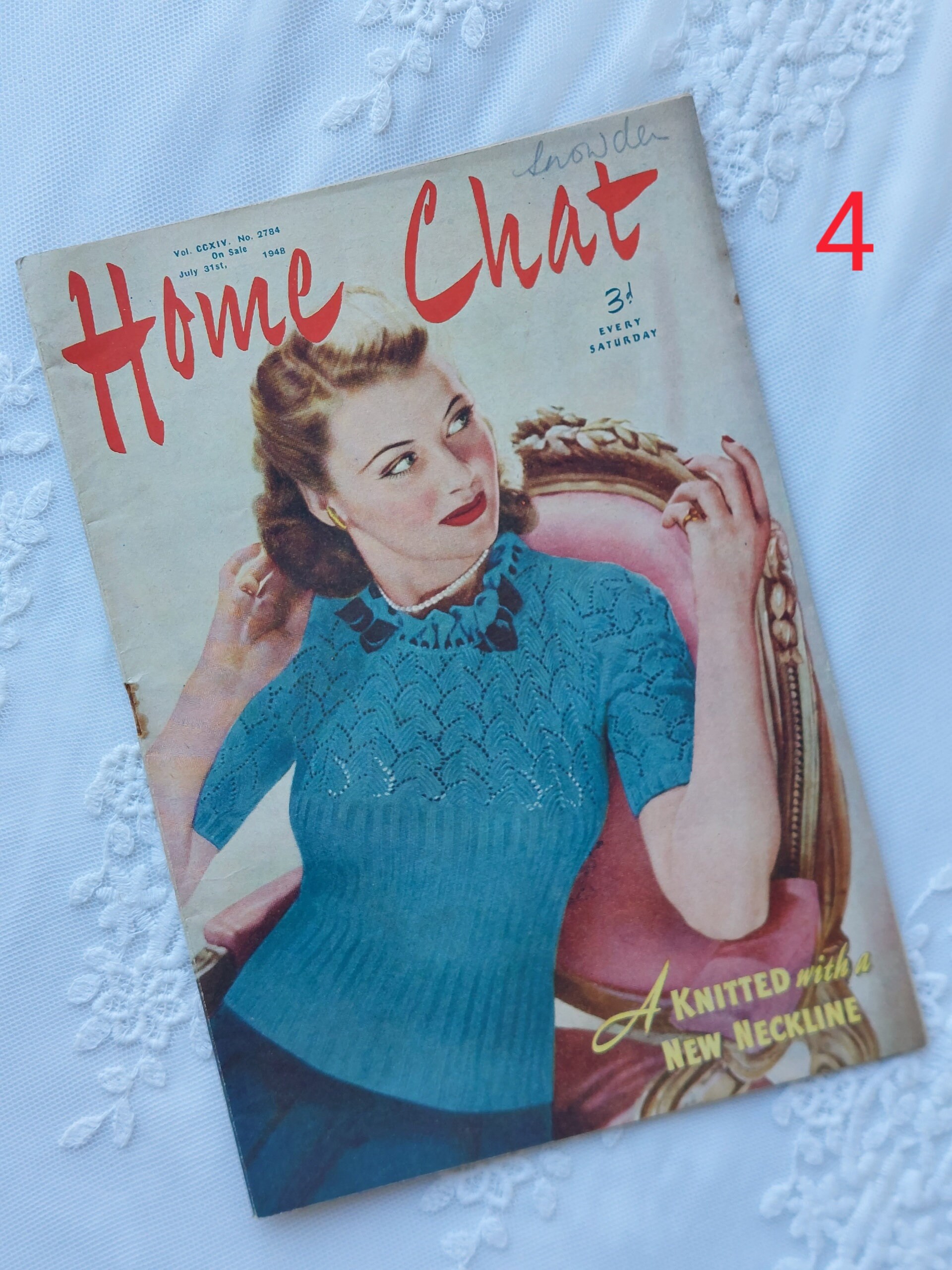 Dated 1947-1948. Vintage home Chat Magazine. Vintage Sewing, Cooking ...